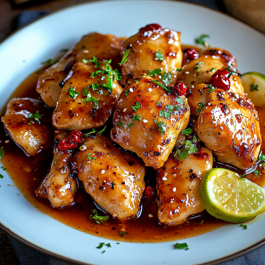 Delicious Chicken with Sweet Ginger Sauce Recipe