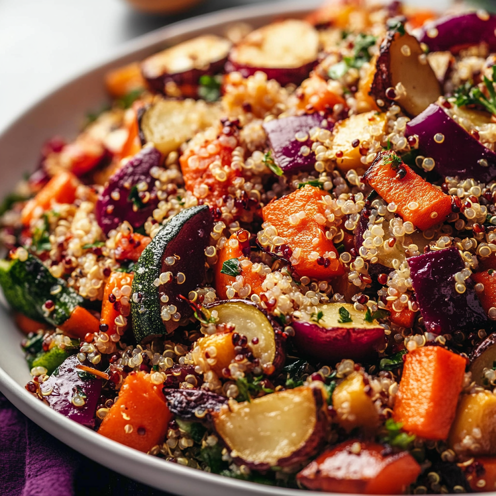 Roasted Vegetable and Quinoa Salad