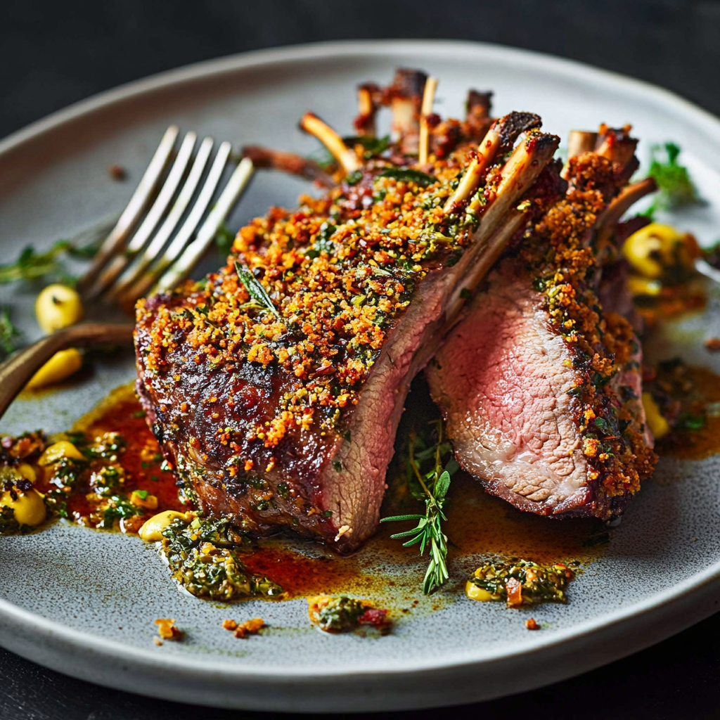 Herb-Crusted Lamb