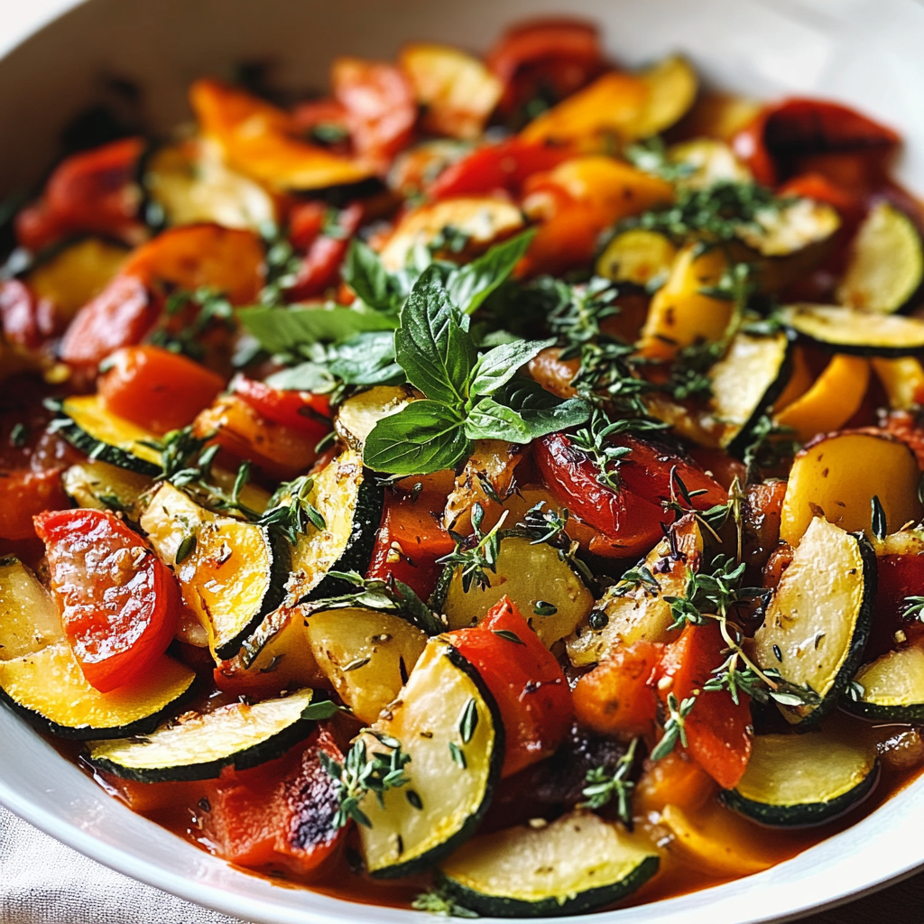 Vegetable Ratatouille with Fresh Herbs