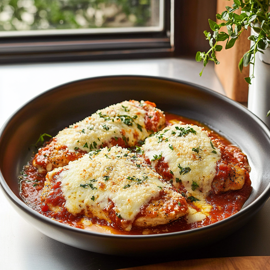 Chicken Parmesan with Tomato Sauce