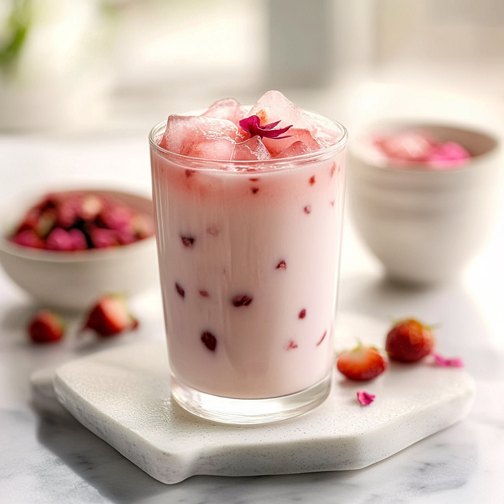Iced Rose Milk