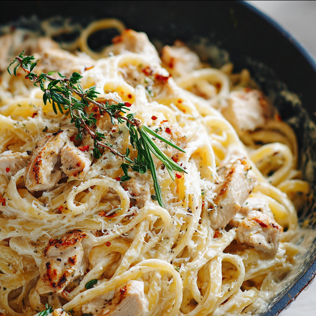 Creamy Chicken Linguine