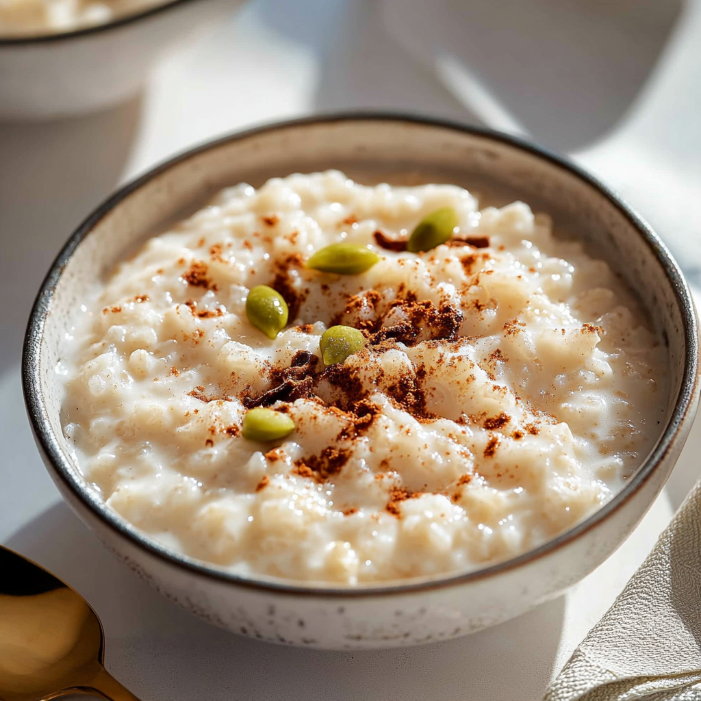 Rice Pudding with Cooked Rice