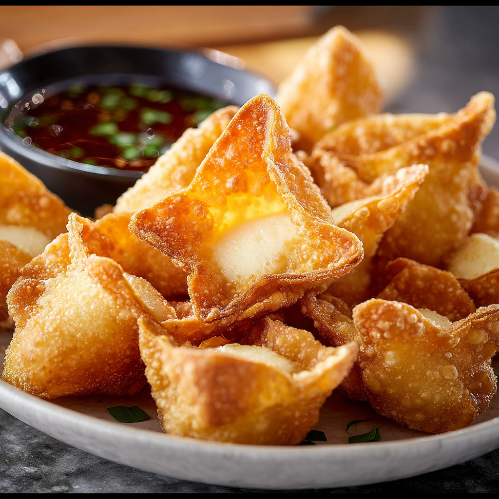 Crispy Cream Cheese Wontons