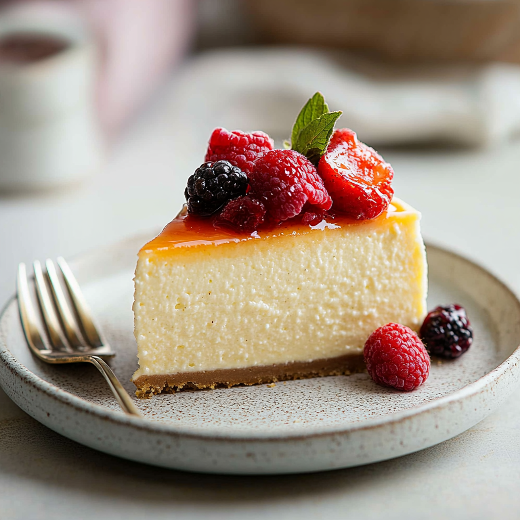 Classic New York Style Cheesecake