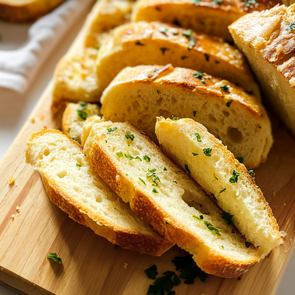 Garlic Bread with Sliced Bread