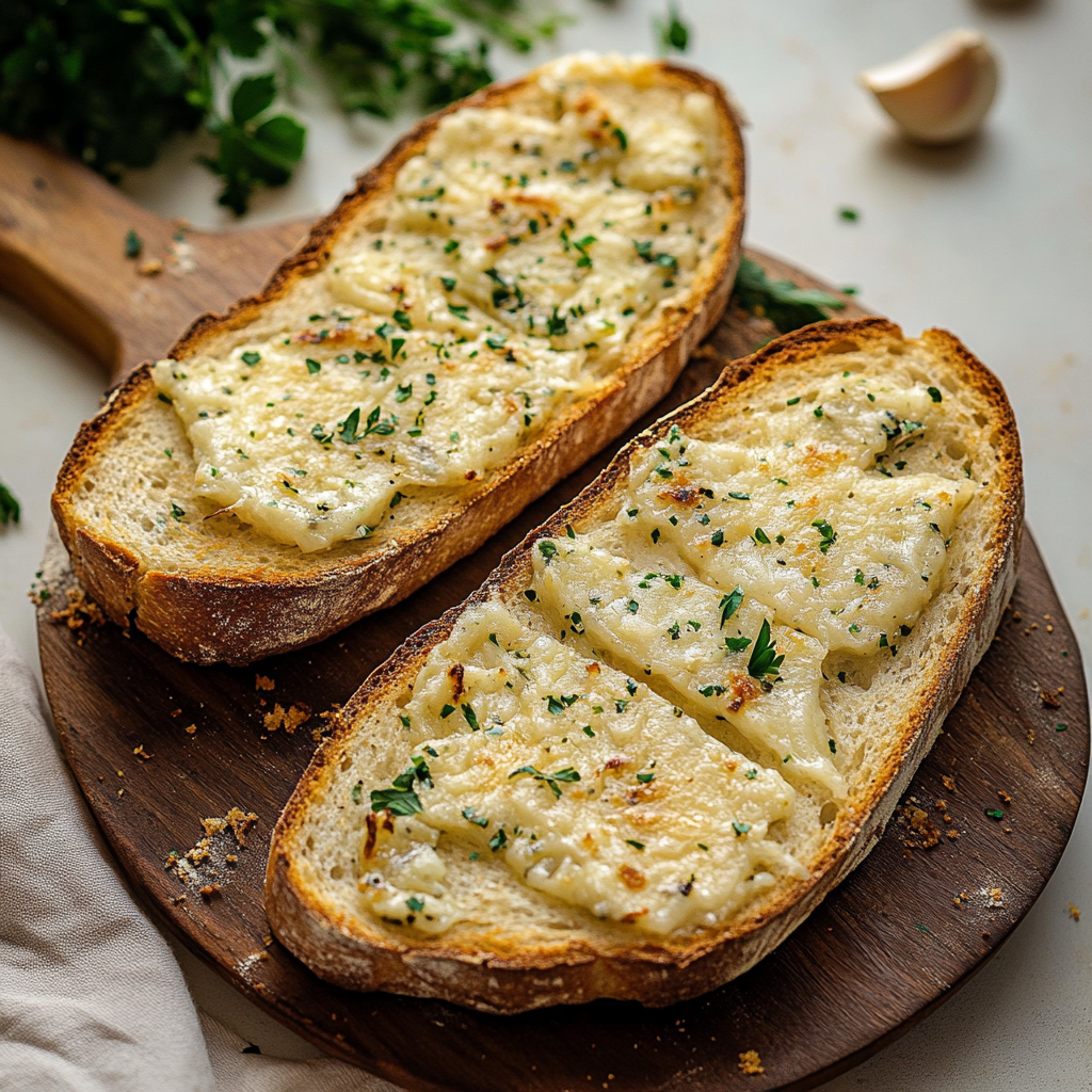 Garlic Bread with Sliced Bread Recipe
