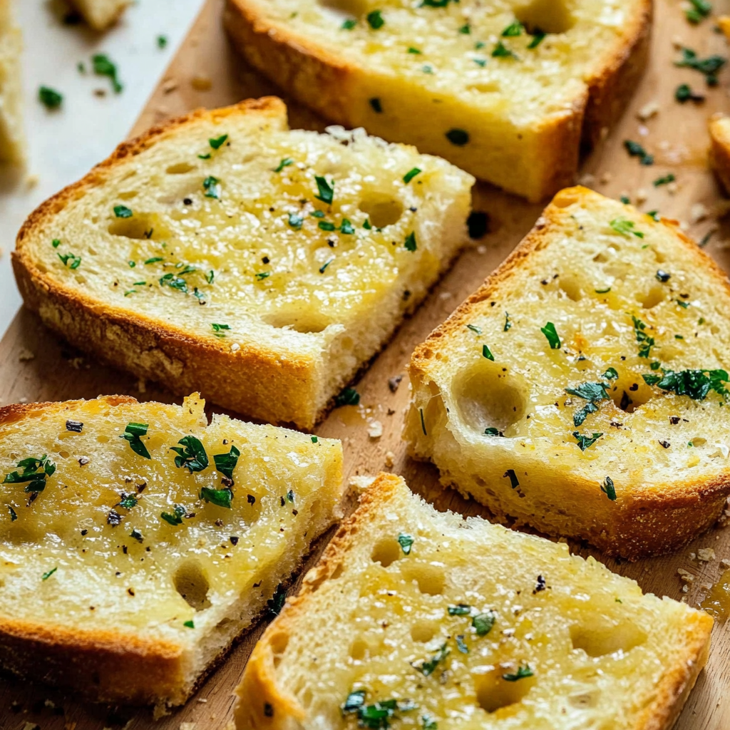Garlic Bread with Sliced Bread Recipe