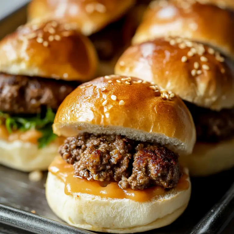 Ground Beef Sliders