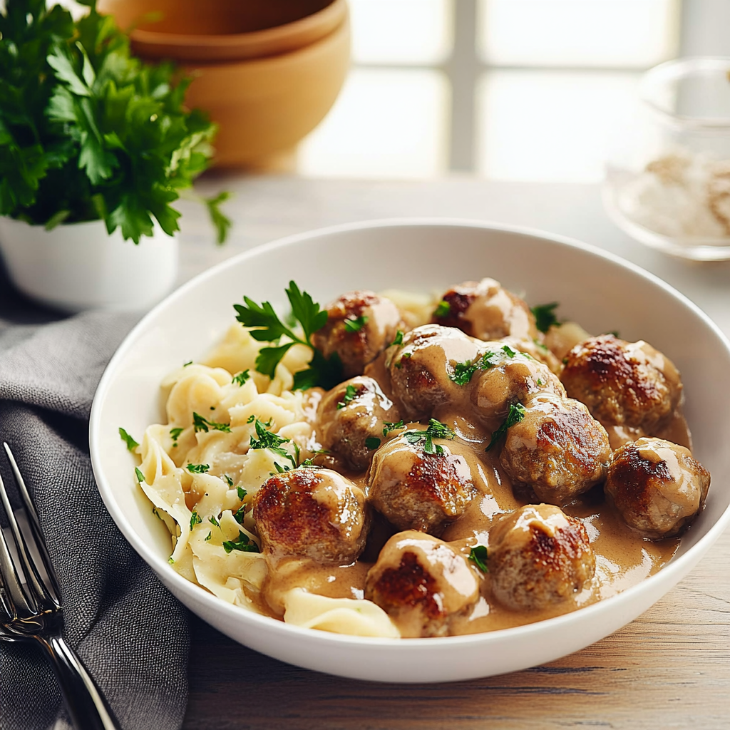 Swedish Meatballs with Frozen Meatballs