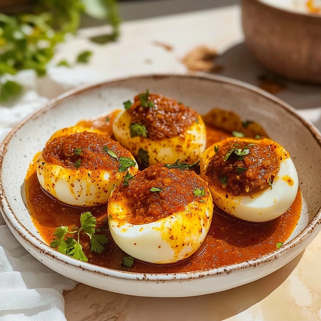 Zesty Cajun Boiled Eggs Recipe - Quick & Flavorful Snack - My Recipe Space