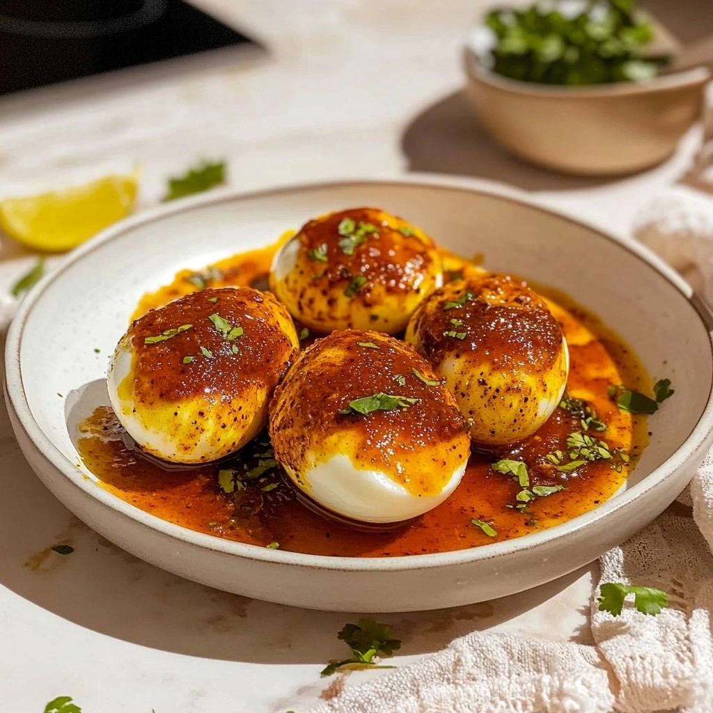 Zesty Cajun Boiled Eggs Recipe - Quick & Flavorful Snack - My Recipe Space